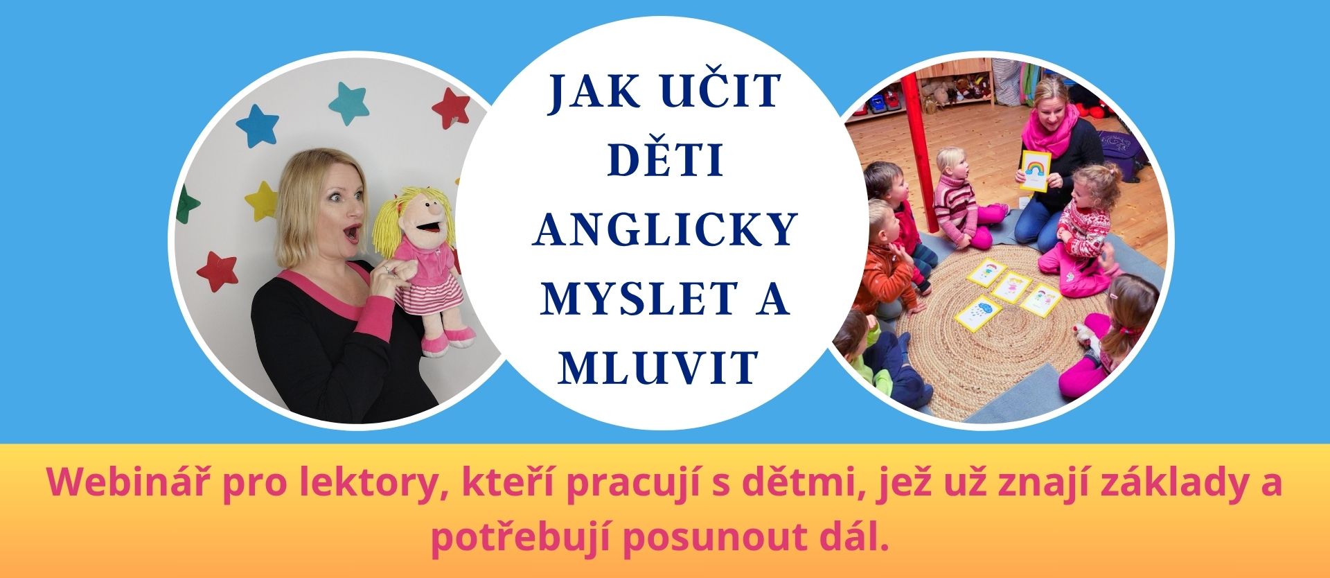 Jak učit děti anglicky mluvit a myslet? Zvací stránka